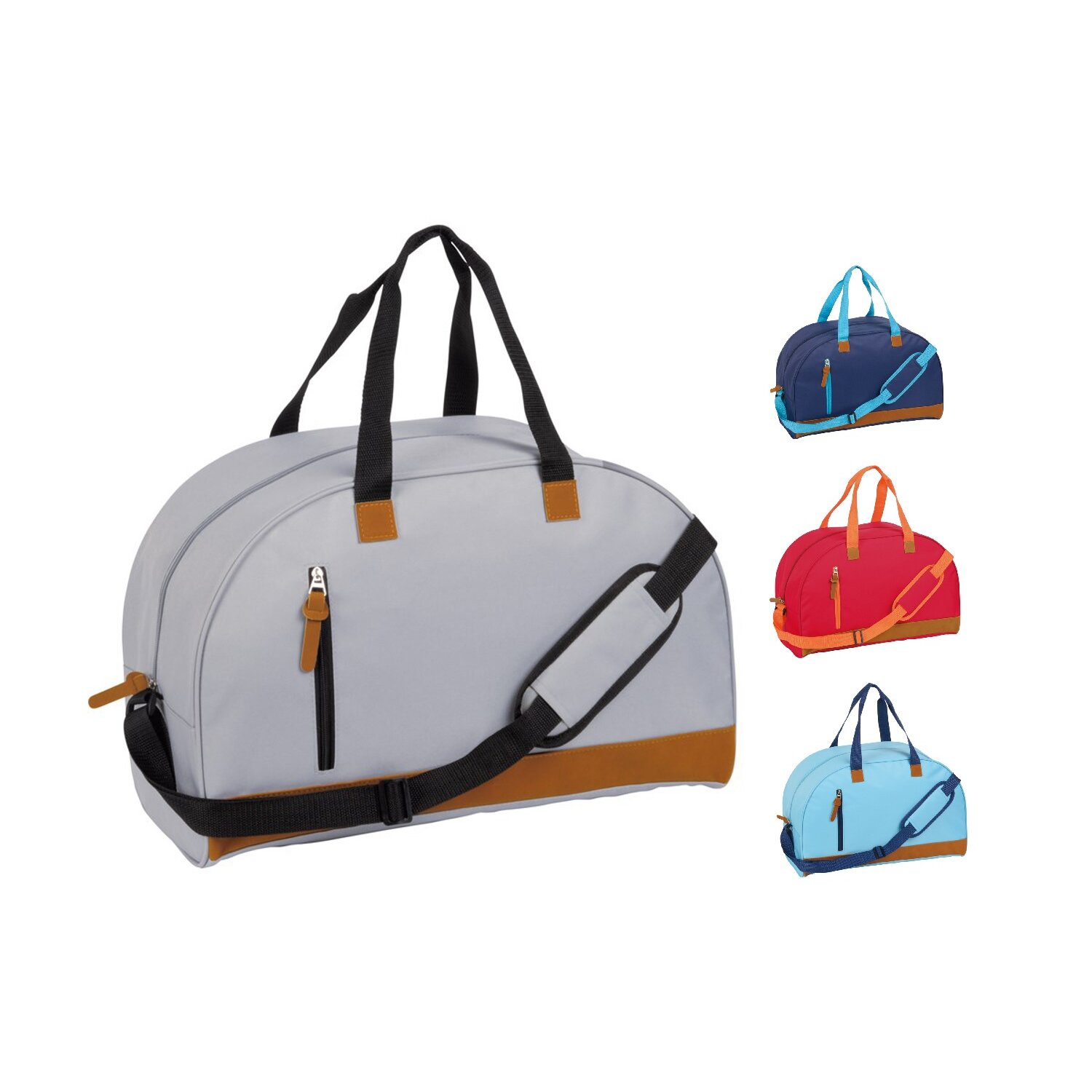 Sporttasche mit Reißverschluss Reisetasche plus Tragegriffe und ...