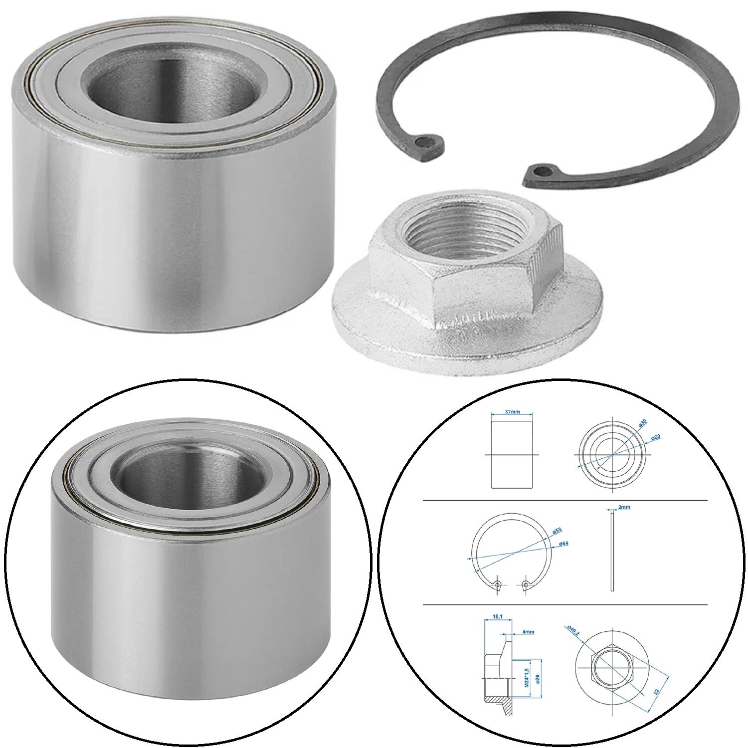 DAC30600037 Radlager: Die perfekte Lösung für Ihren Anhänger ...