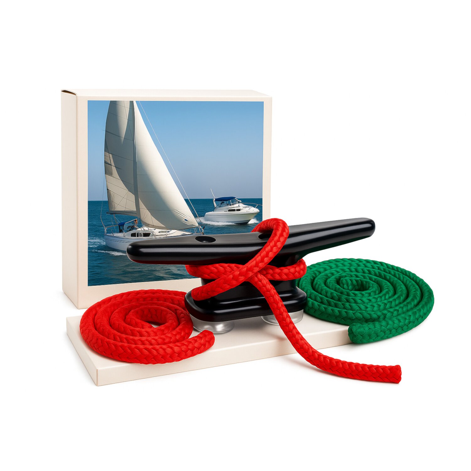 Knoten Übungsset – 9 Knoten lernen für SBF See & Binnen - Preiswert ...